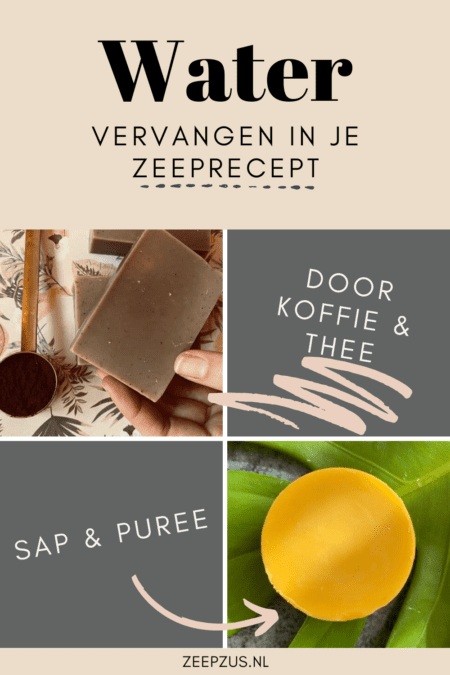 Water vervangen in je zeeprecept | Zeep en Zus